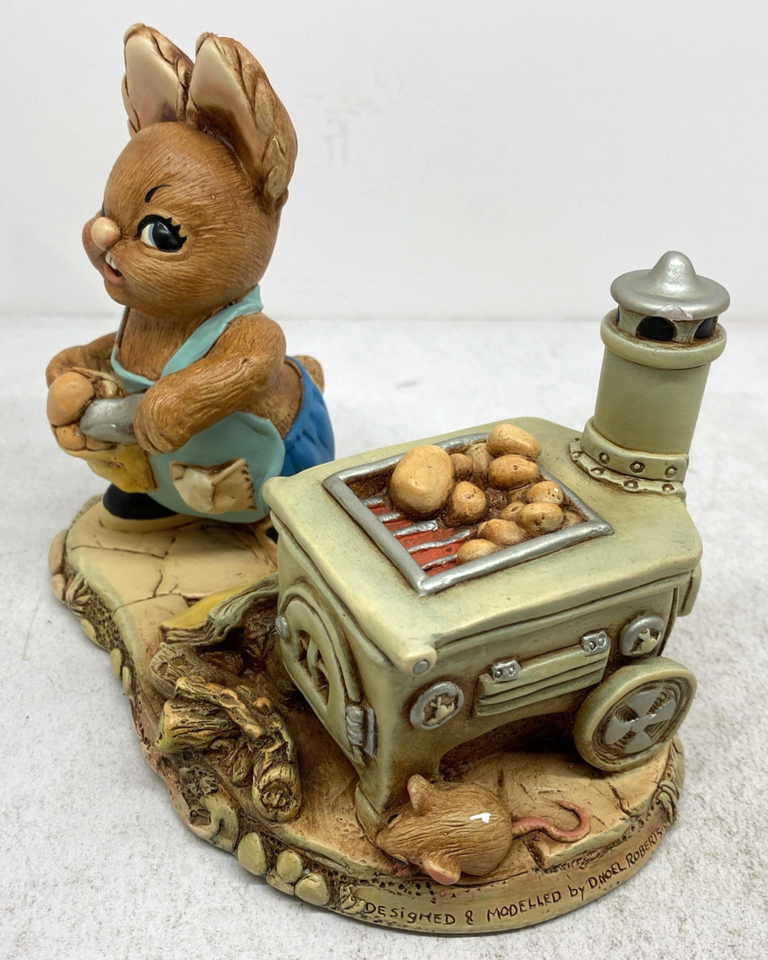 PENDELFIN STONECRAFT RABBIT SPUD BLUE TROUSERS - EXCELLENT UNBOXED 019 ...