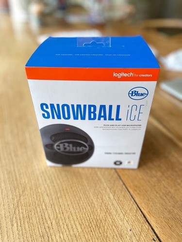 Logitech Blue Snowball iCE A00122 USB Streaming Microphone NEW ...
