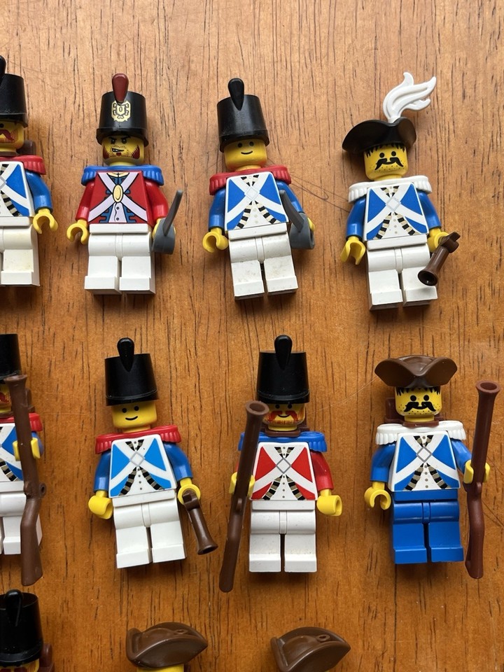 Lego Pirates Imperial Vintage Lot Minifigures Soldiers Bluecoats | eBay ...