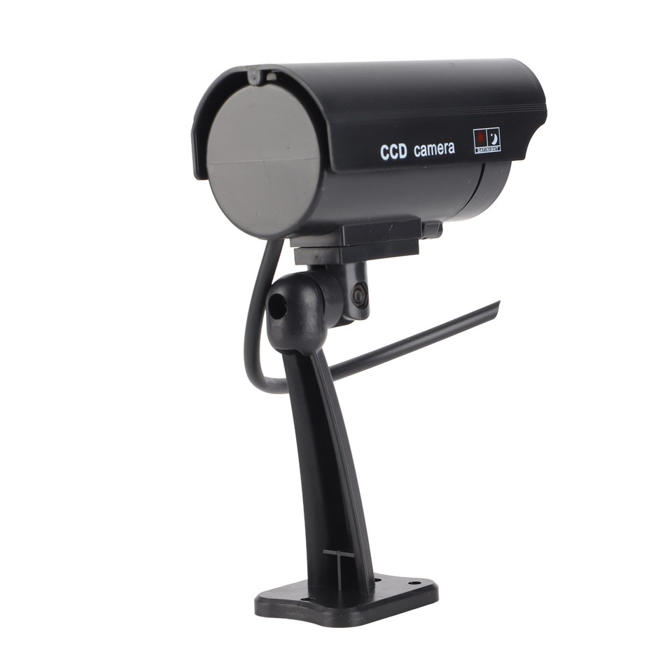 Dummy Camera Cctv Security Surveillance Cam Simulation Red Ir Led ...