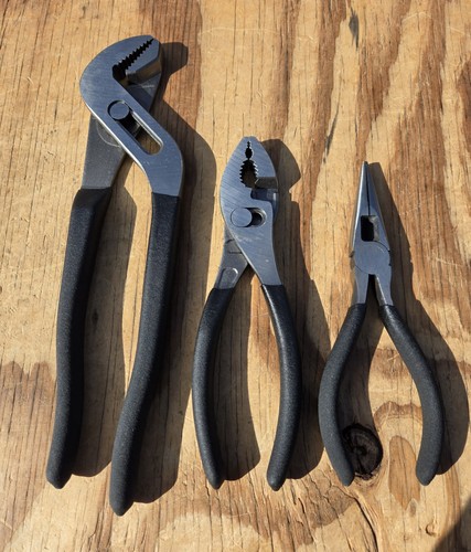 Vintage NOS SEARS Craftsman USA 3pc Pliers Set 9-45243 WF 45381 45378 ...