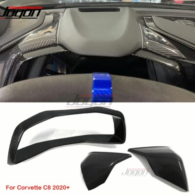 Carbon Dash Instrument Trim + Speedometer Cover For Corvette C8 ...