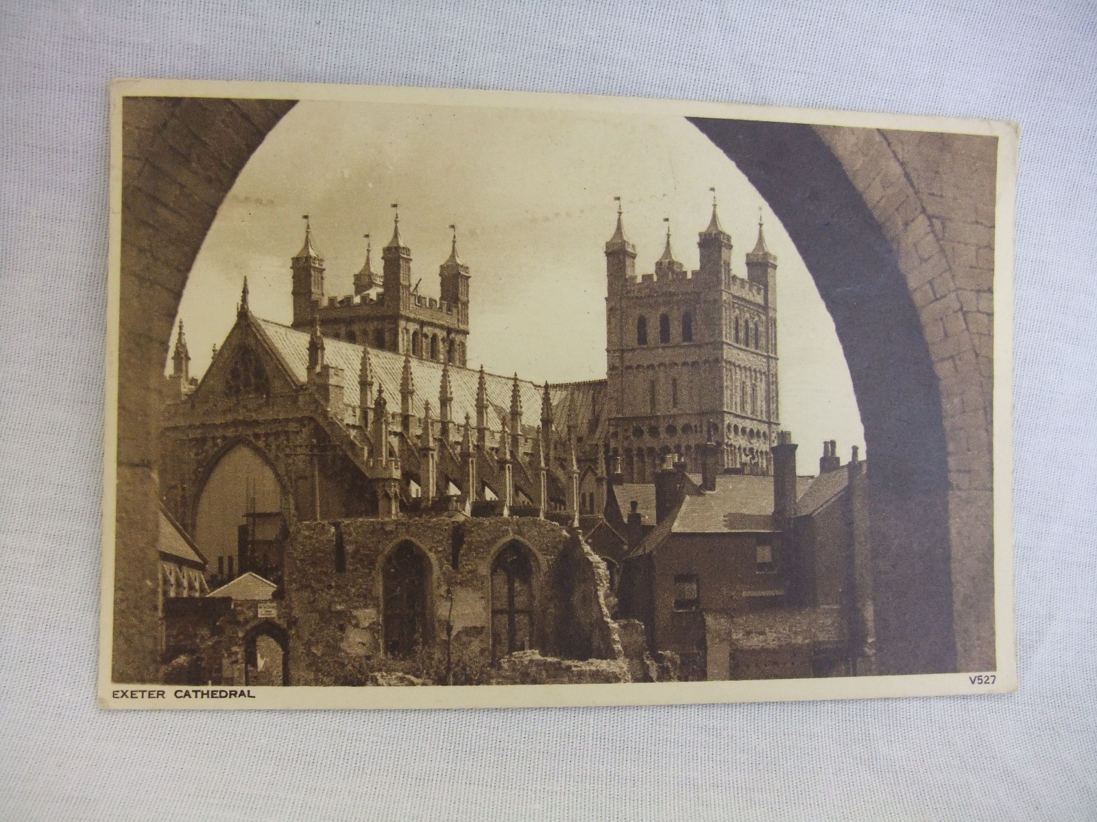 Vintage 1953 Exeter Cathedral Postcard | eBay