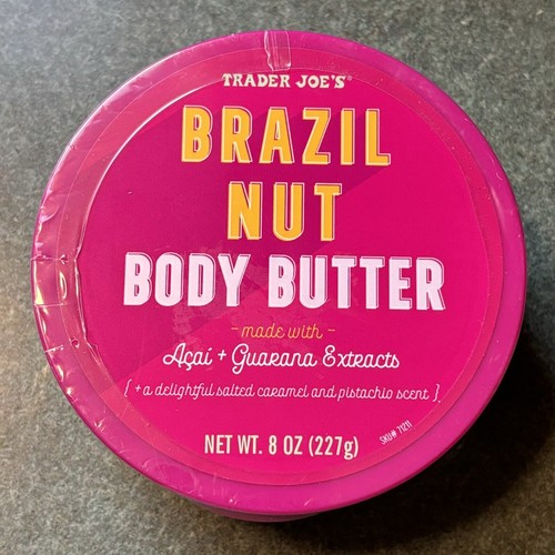 Trader Joe’s Brazil Nut Body Butter 8oz New Sealed Caramel Pistachio ...