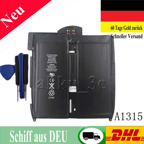 Akku Für Apple iPAD, iPAD 1st, A1315 Battery Batterie 616-0478 ...