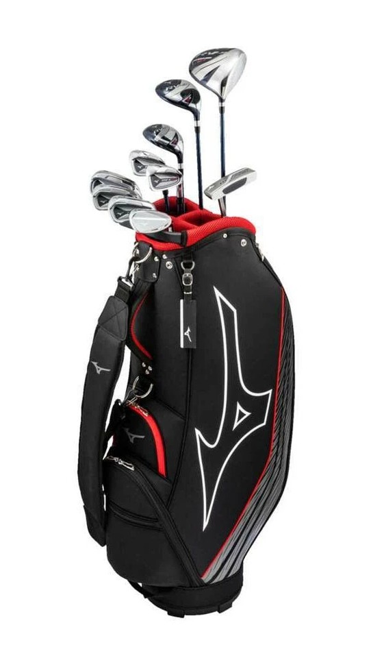 Mizuno Men's Golf Clubs 10-piece Set RV-9 w/ Caddy bag Complete set ...
