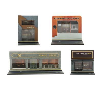 Diorama Scenery Display for 1/64 Model Car Mini Building Model Storage ...
