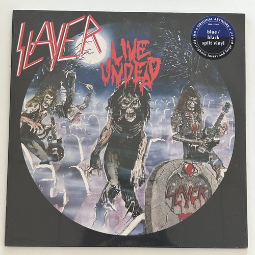 Slayer - Live Undead - Black / Blue Slip Vinyl LP | eBay