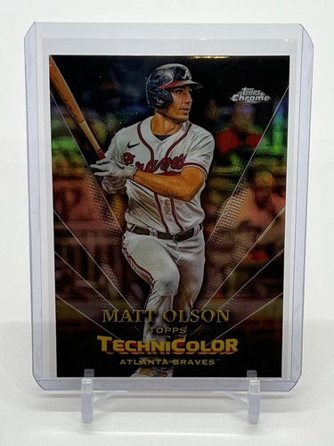 2023 Topps Chrome Baseball Matt Olson Topps In Technicolor Card Atlanta ...