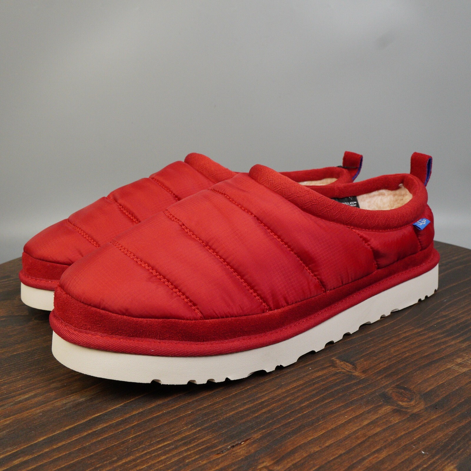 UGG Tasman LTA Mens Size 15 Red Nylon Slip On Slipper… - Gem