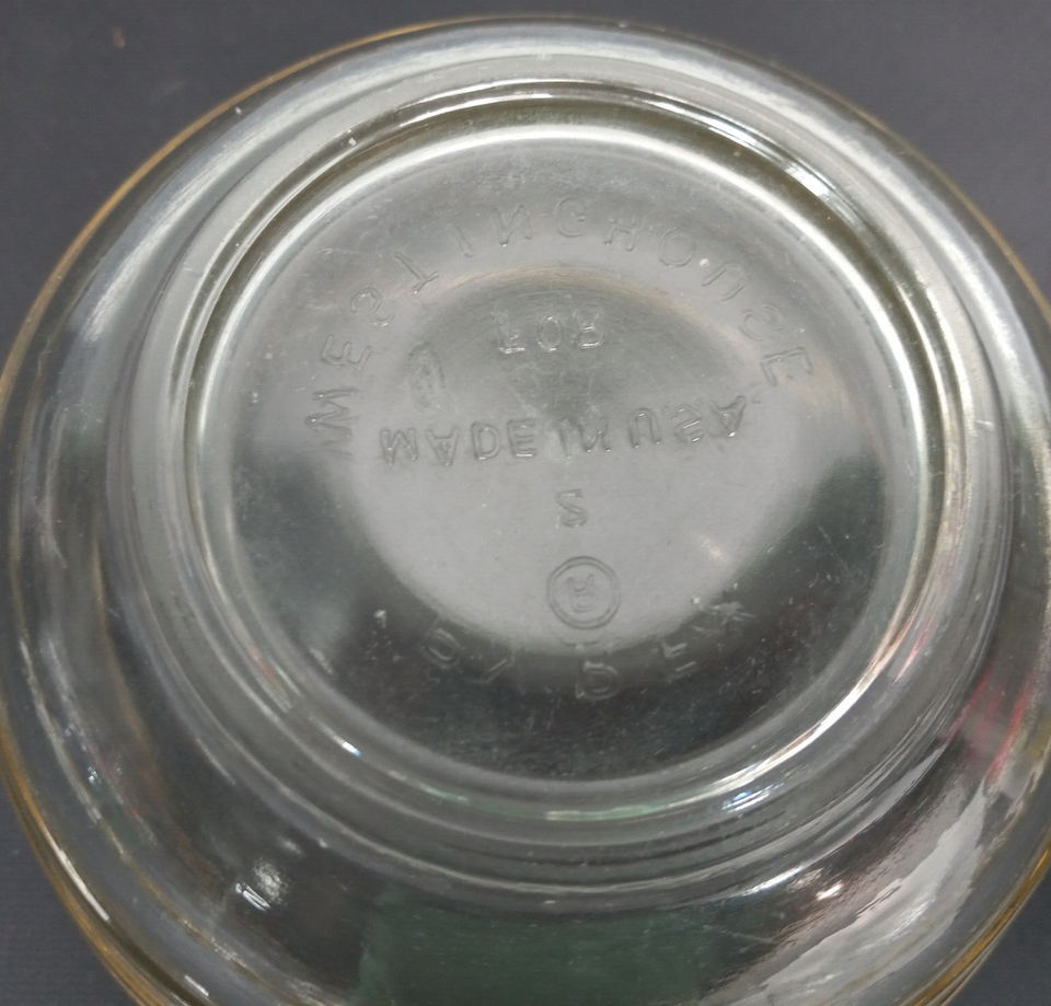 Vintage Pyrex Westinghouse Mixing Bowl Nested Clear Bee Hive With ...