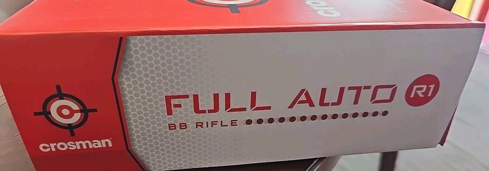 Crosman CFAR1B R1 Full Auto BB .177 Caliber Black Repeater Air Rifle ...