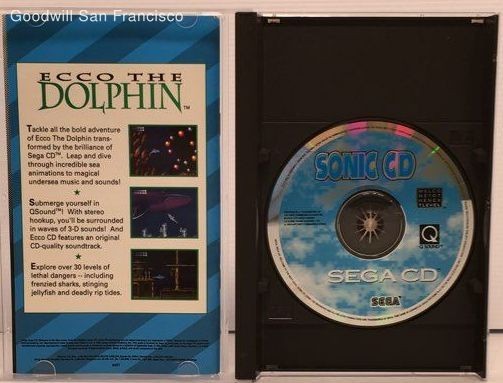 Sonic CD (Sega CD, 1993) w /Registration Card Complete in Box CIB | eBay