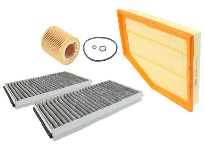Air Filter Oil Filter AC Cabin Filter Carbon for BMW 525i 2.5i / 530i 3 ...