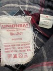 Unionbay 1981 Plaid Button Front Shirt Mens Size Medium Red Black Gray ...