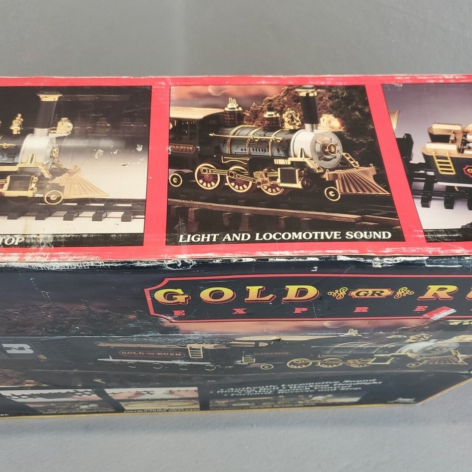 Vintage Gold Rush Express G-Scale Train Set By New Bright No. 186 | eBay