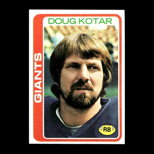 Doug Kotar 1978 Topps New York Giants #119 R308E 3 | eBay