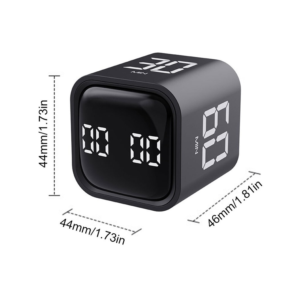 Cube Timer 5/10/30/60 Minutes and Countdown Kitchen Timer (Black) | eBay.de