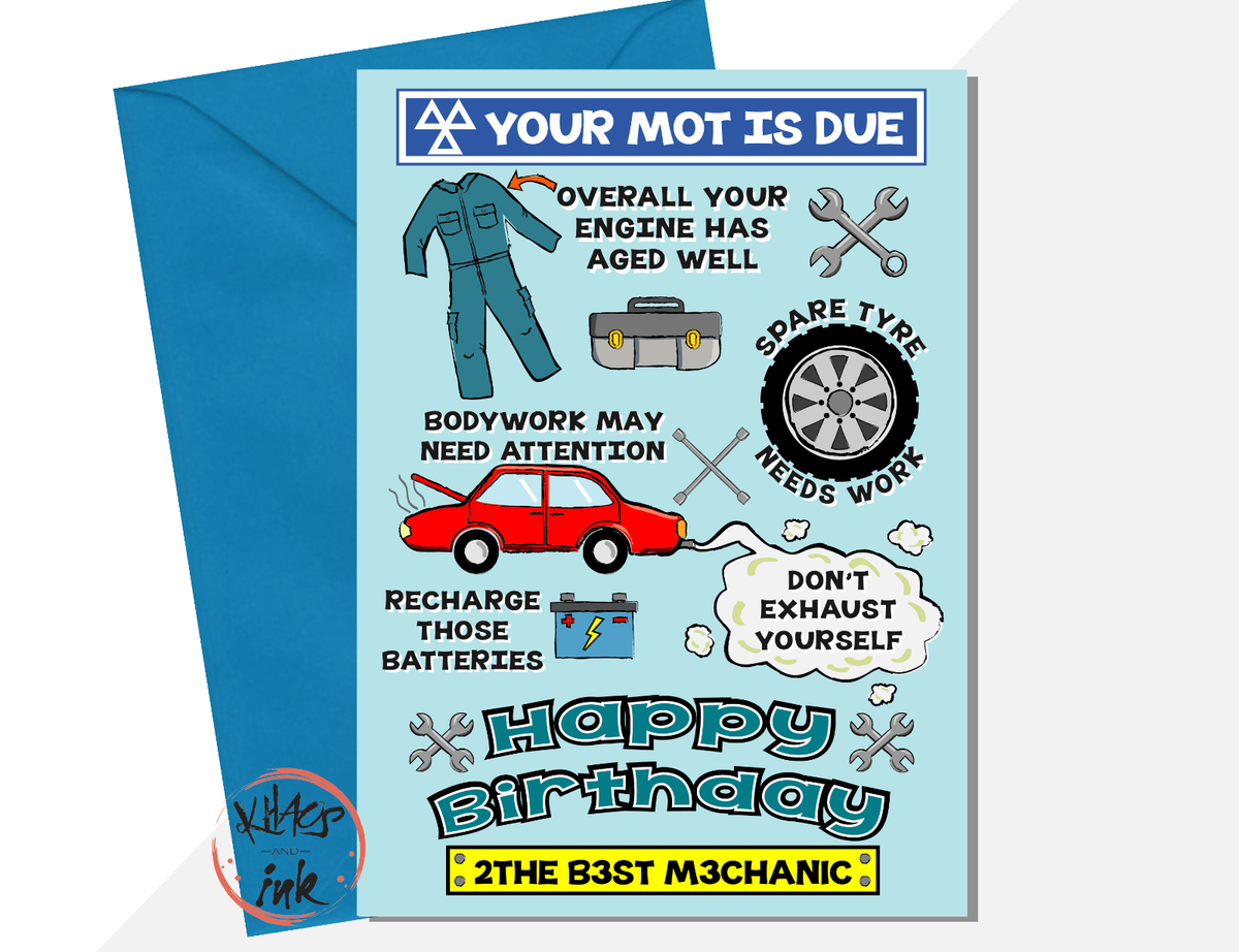 Mechanic Birthday Memes Mechanic Funny Birthday Card | Zazzle