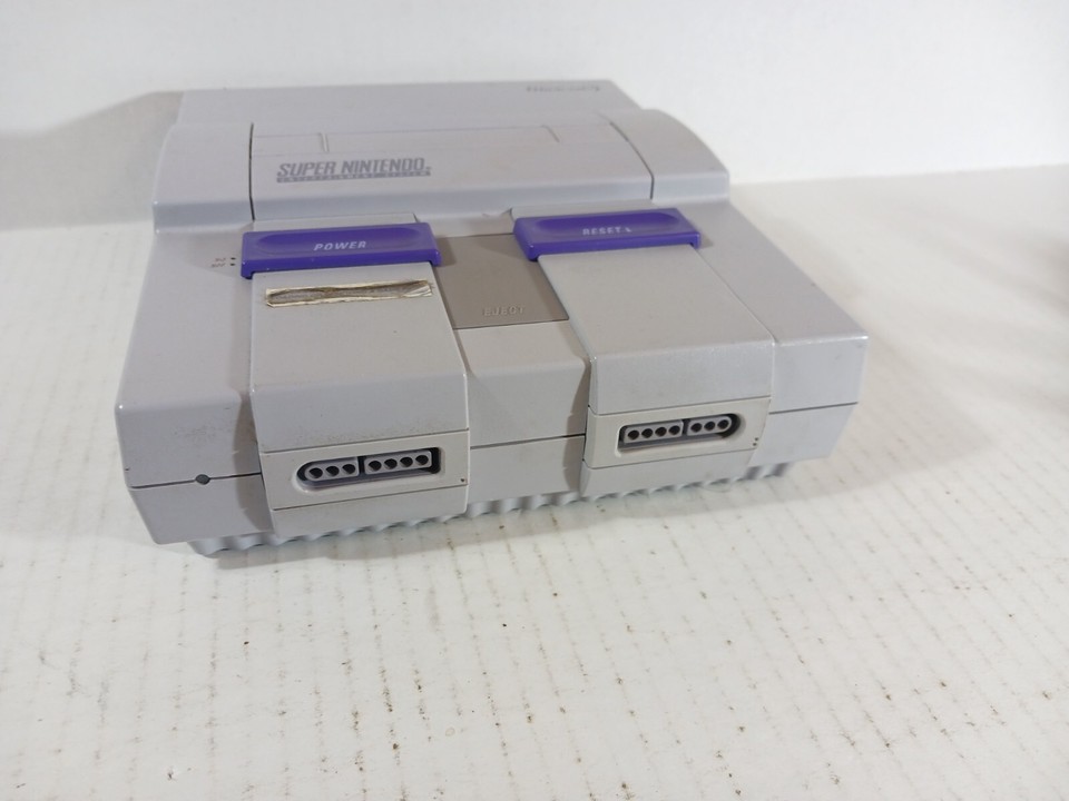 Super Nintendo 1 Chip SNES Console Bundle 1CHIP-01 Mario World Tested ...