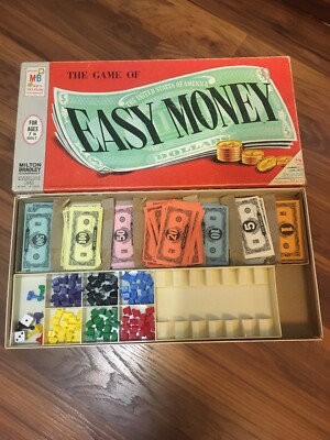 Vintage EASY Money Board Game #4620 MILTON BRADLEY 1956 Complete | eBay