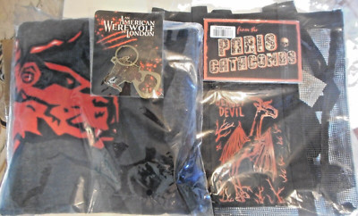 Loot Crate Lot-Jersey Devil Tote/ Towel-Postcard-Werewolf Keychain ...