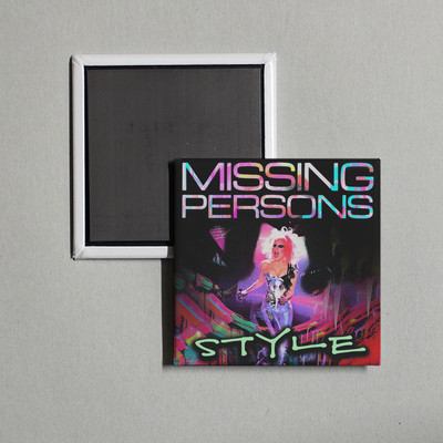 Missing Persons - Style Album Cover Locker Fridge Magnet | eBay