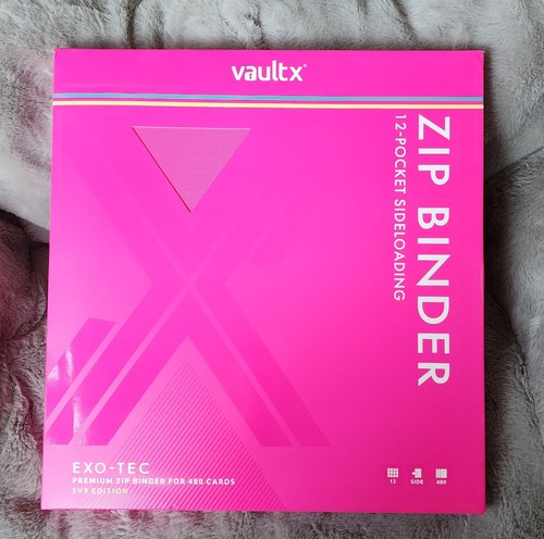 Vault X 12-Pocket Exo-Tec® Zip Binder - SV9 (First Edition) | eBay