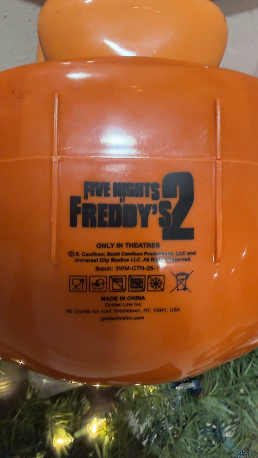 Five Nights At Freddys FNAF 2 Freddy Mask Head Light Up