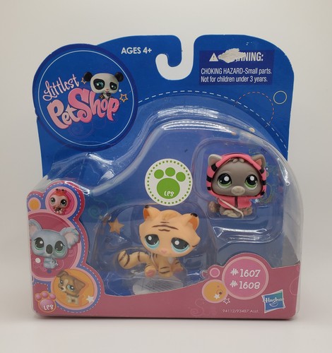 Very Rare LPS Littlest Pet Shop 1607 1608 Cat Kitten Authentic NEW ...