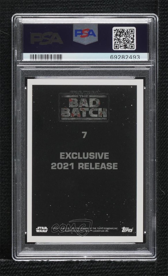 2021 Topps Star Wars - The Bad Batch eBay Exclusive Fennec Shand PSA 9 ...