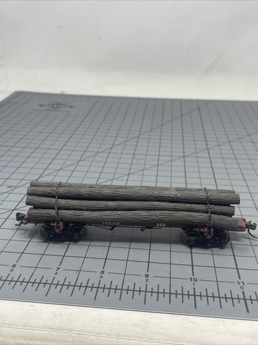 Rivarossi TPL Log Car Skelton With Custom Log Load 460 | eBay