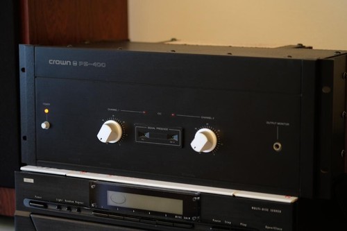 CROWN AMCRON PS-400 Professional Power Amplifier w/ Manual Jp | eBay