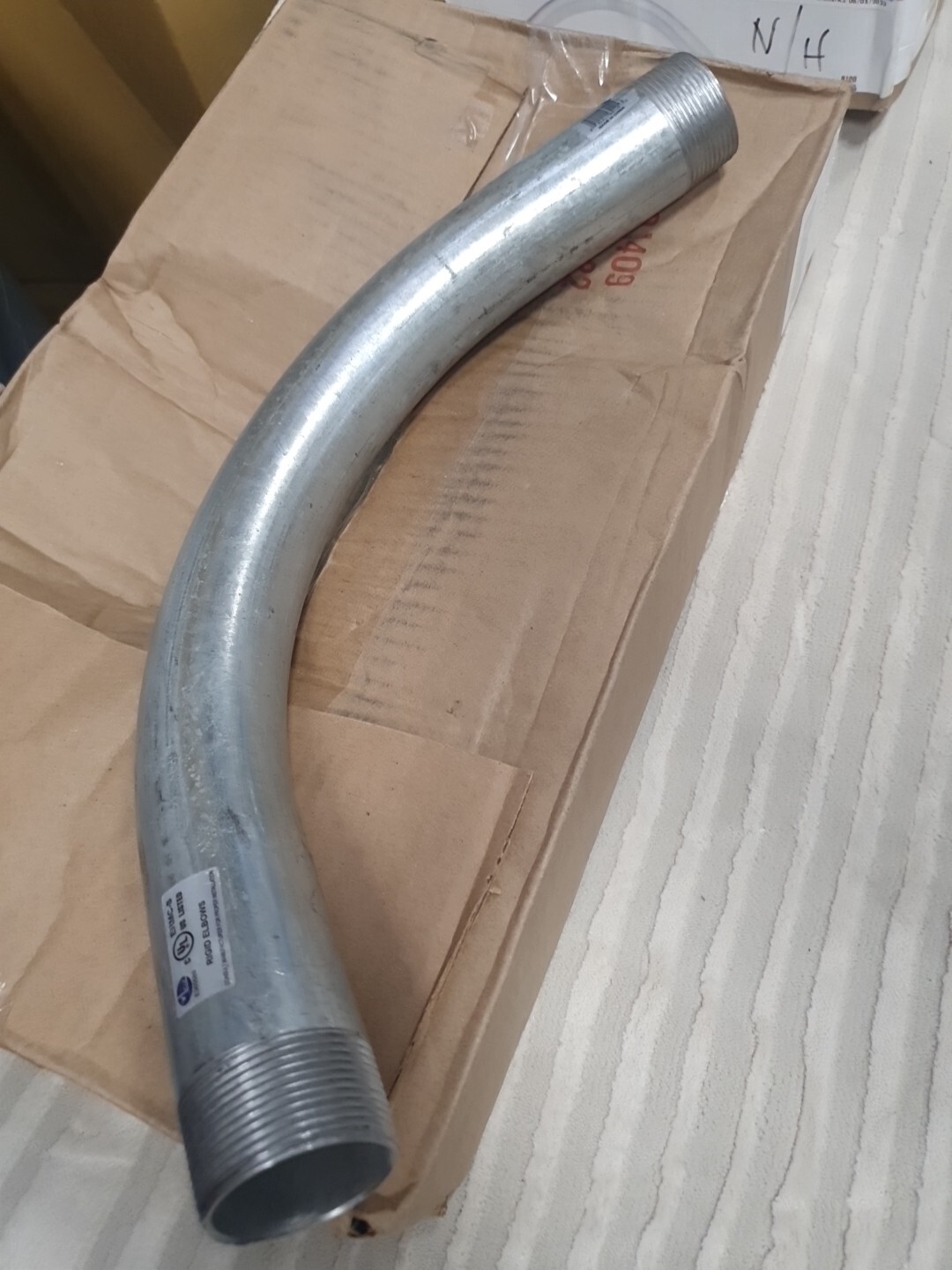Halex Steel Indoor Outdoor Rigid IMC Conduit 90° Elbow 1-1/2" 64115 ...
