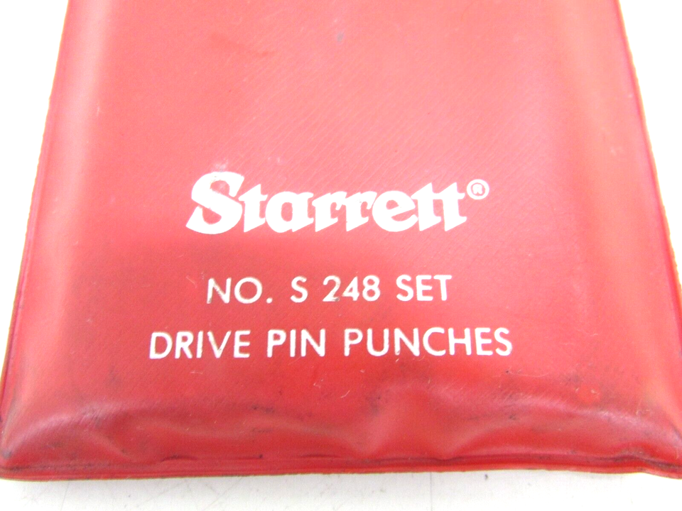 STARRETT TOOLS S 248 LONG DRIVE PIN PUNCH SET, USA | eBay
