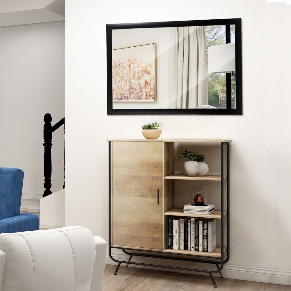 2PCS Rectangular Wall Mirror 24"x36" Bathroom Mirror PS Frame for ...