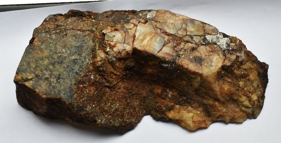 Gold Silver Ore Golden Quartz 1800s Ore Knob Copper Mine North Carolina ...