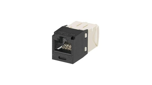 Panduit CJ688TGBL Mini-Com® TX6™ PLUS TG Style UTP Jack Module, Black ...