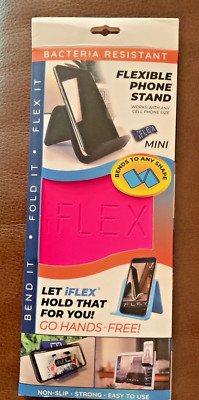 Iflex Mini Flexible Silicone Cell Phone Holder Sky Blue Universal Mount ...