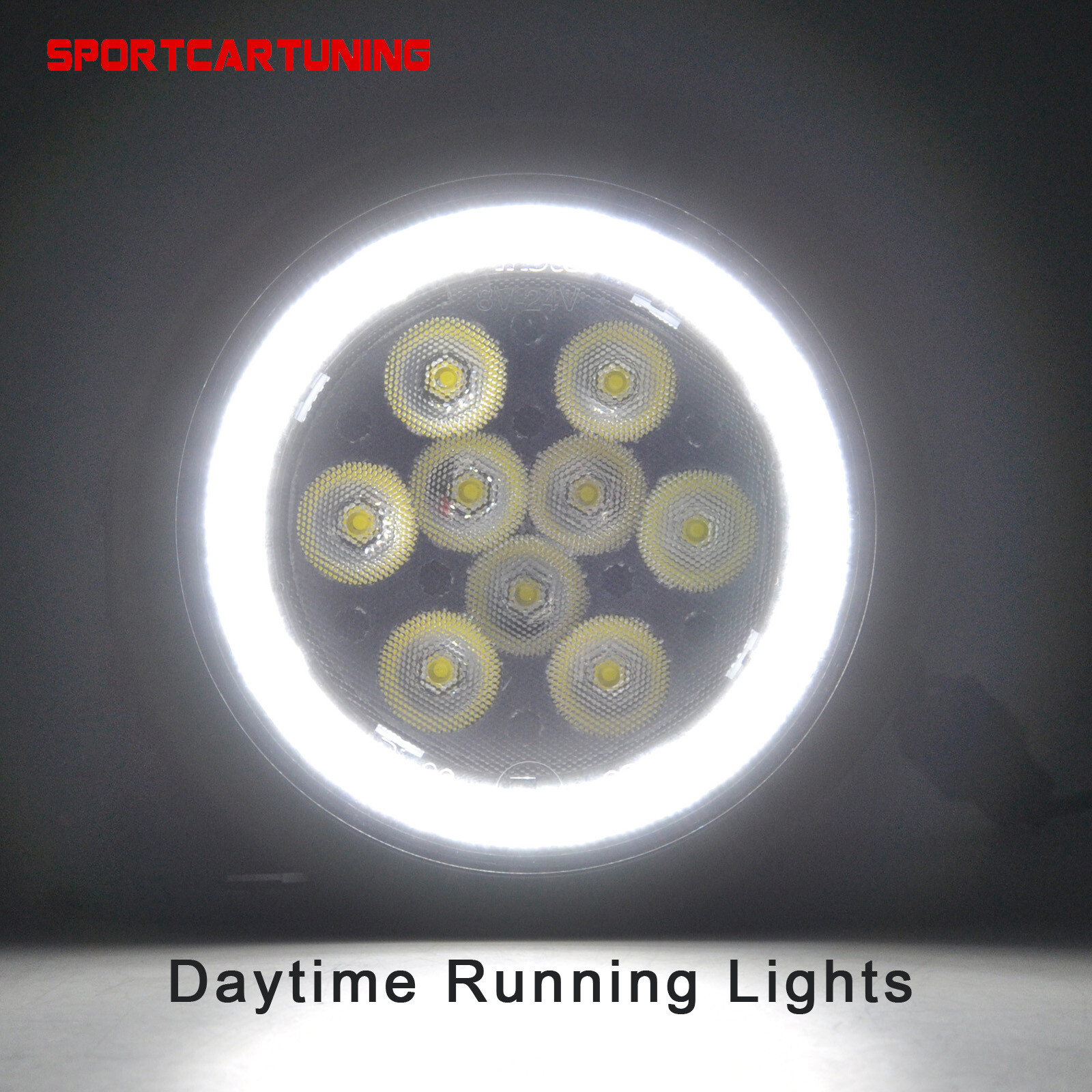 LED DRL Driving Fog Lamp Rally Light For Mini Cooper R55 R56 R57 R58 ...