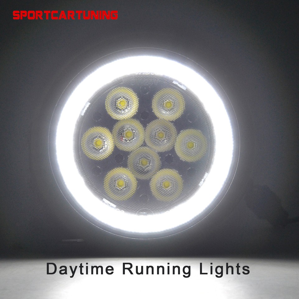 LED DRL Driving Fog Lamp Rally Light For Mini Cooper R55 R56 R57 R58 ...