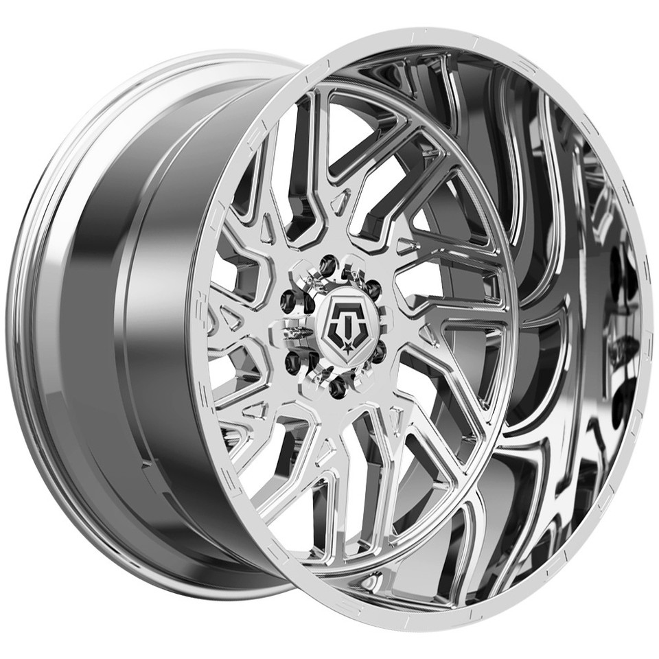 (Set of 4) TIS 544C 22x12 5x5"/5x5.5" -44mm Chrome Wheels Rims 22" Inch ...
