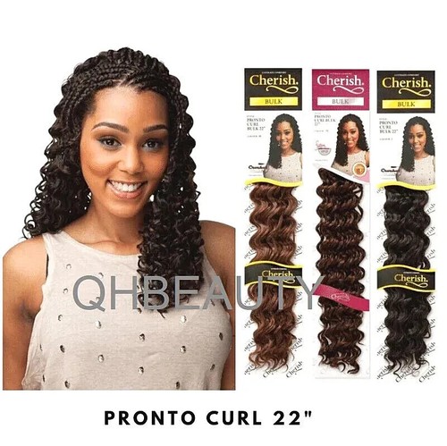 CHERISH SYNTHETIC CROCHET CURLY LONG HAIR EXTENSIONS BRAIDS - PRONTO ...