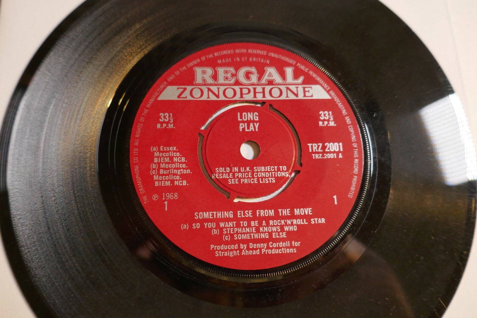 THE MOVE EP ' SOMETHING ELSE FROM THE MOVE ' | eBay UK