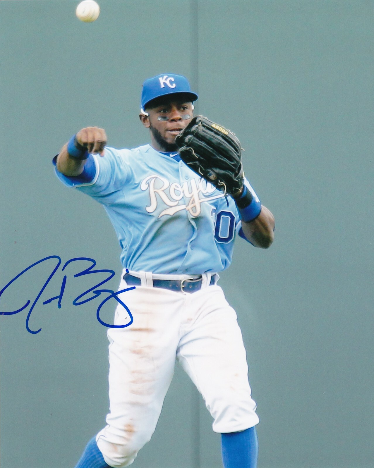 JASON BOURGEOIS KANSAS CITY ROYALS ACTION SIGNED 8x10 | eBay