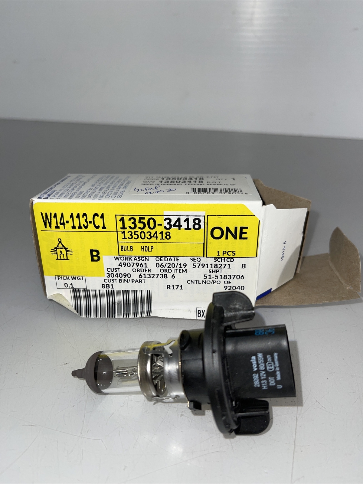 Headlight Bulb ACDelco GM Original Equipment 13503418 for sale online ...