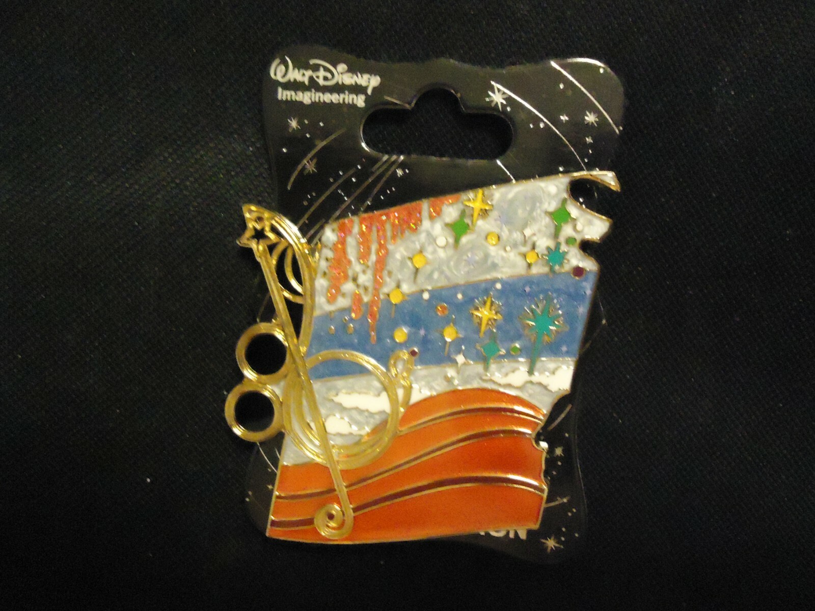 DISNEY WDI FANTASIA SET TREBLE CLEF PIN ON CARD LE 250 | eBay
