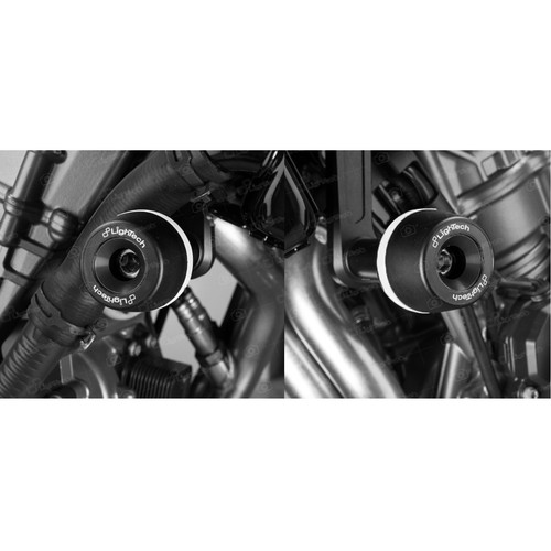 LIGHTECH FRAME SLIDERS KIT COMPATIBLE FOR KTM DUKE 390 2017 > 2022 ...