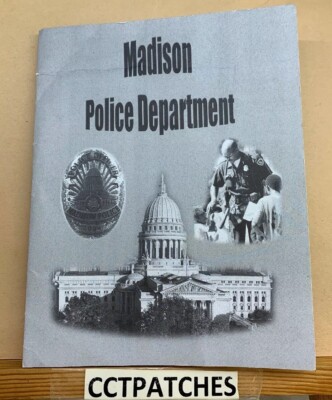 MADISON, WISCONSIN POLICE W/ CARD SHOULDER PATCH WI | eBay