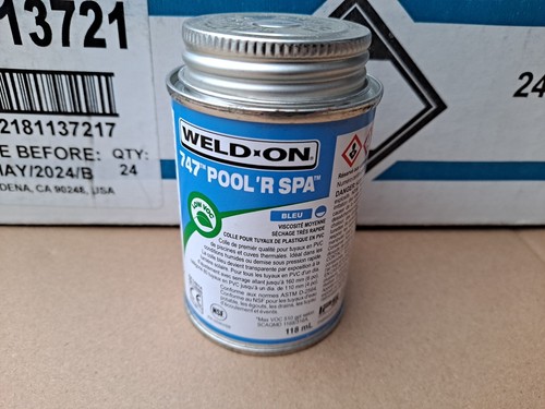 Colle ultra rapide tuyau PVC rigide et souple piscine spa. WELD-ON/Pot ...